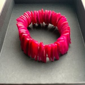Jewelry | Vintage Unique Purple Pink Shell Bracelet | Poshmark